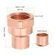 1/2 Inch Copper Female Adapters NPT3/8 Internal Thread Welding Fitting ...