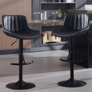 Adjustable Swivel Bar Stools for Kitchen Counters Set of 2 - Bed Bath ...