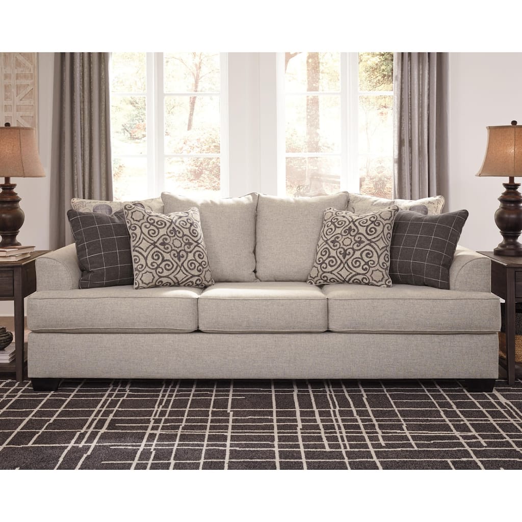 Signature Design by Ashley Velletri Sofa - Pewter - Overstock - 26280957