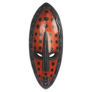 Novica Handmade Nhyira Dots African Wood Mask - Bed Bath & Beyond ...