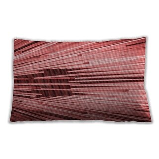 Ahgly Company Patterned Indoor-Outdoor Chilli Pepper Red Lumbar Throw ...