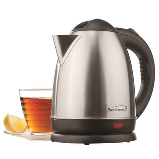 Brentwood 1.5L STAINLESS STEEL ELECTRIC KETTLE Stainless Steel - Bed ...