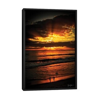 iCanvas "Enjoying A Radiant Finish" by Graham Earnshaw Framed - Bed ...