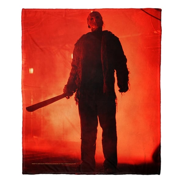 Warner Brothers Freddy vs Jason Firey Rage Silk Touch Throw Blanket ...