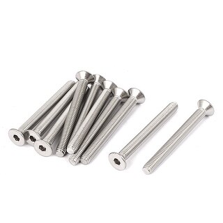 M4 x 40mm 304 Stainless Steel Hex Socket Countersunk Flat Head Screw ...