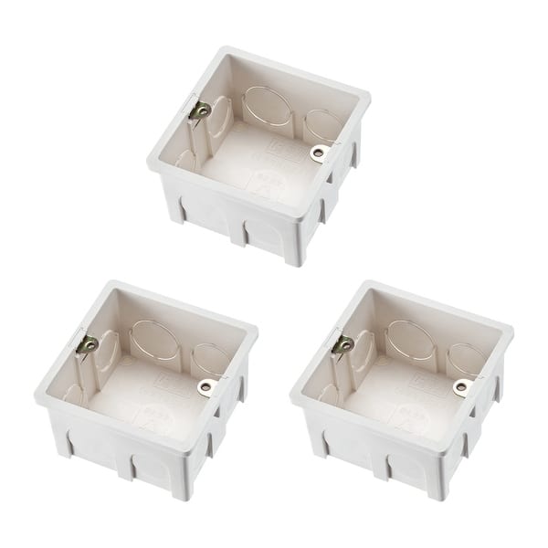 Wall Switch Box Deep Case Recessed Mount 86 Type Single Gang 3pcs ...