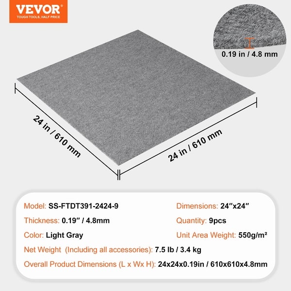 creasing tile size