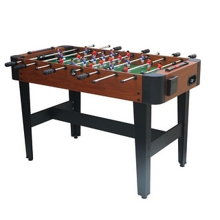 4FT Wood Foosball Soccer Game Table with Folding Drink Holders - Bed ...