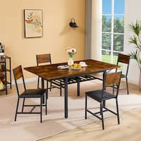 Folding Dining Table, 1.2 inches Thick Table top, for Dining Room ...
