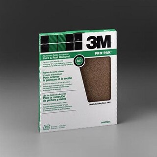 3M 99405NA Production Paper Sheets 9'X11' - 80D Grit - Bed Bath ...