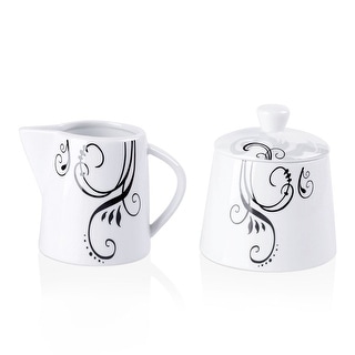 MALACASA 3-Piece Sugar Creamer Pot with Milk Jug Set - Bed Bath ...