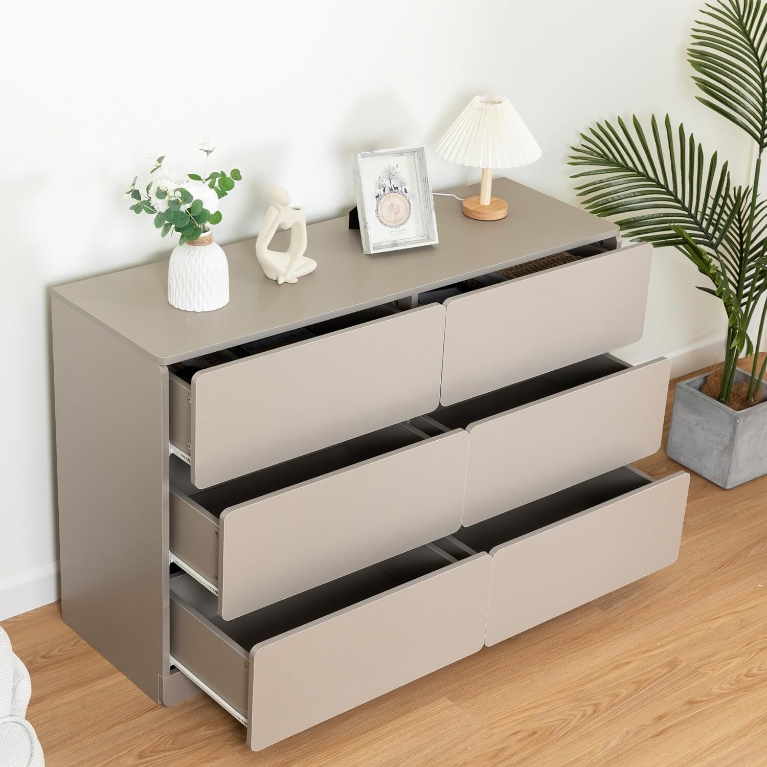 Beige 6 drawer Vertical Chest Dressers Bed Bath Beyond