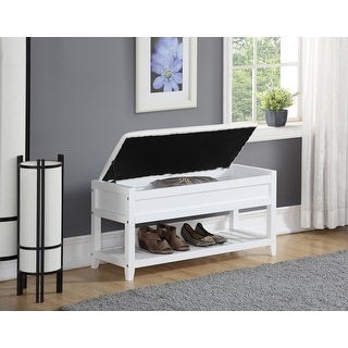 Hidden Storage Bench, Flip Top Seat Cushion Bench - Bed Bath & Beyond ...