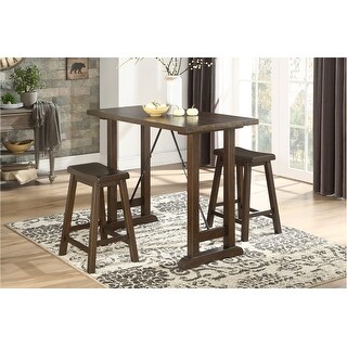 Abbey Brown Counter Height Set - Bed Bath & Beyond - 39169528