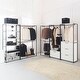 Wood and Metal Walk-in Closet with One Drawer - Bed Bath & Beyond ...