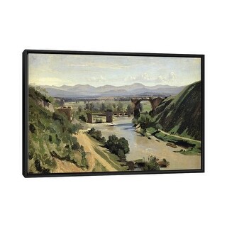 iCanvas "Narni, The Bridge of Augustus over the Nera " by Jean-Baptiste ...