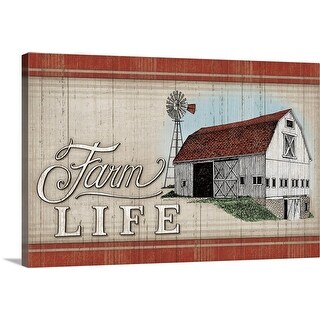 "The Farm Life" Canvas Wall Art - Bed Bath & Beyond - 25491855