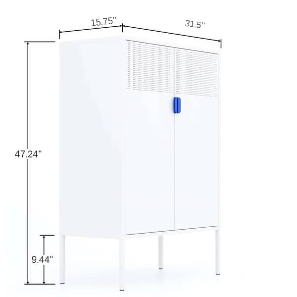 Free Standing Metal Storage Locker Cabinet - Bed Bath & Beyond - 37826944