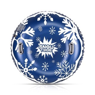 CAMULAND Snow Tube, Snowflake Inflatable Winter Sledding Heavy Duty ...