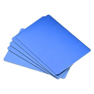 Blank Metal Cards Anodized Aluminum Plates for DIY Laser Printing - Bed ...