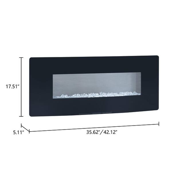 TOOLKISS Multiple Flame Effect Remote Control Electric Fireplace with ...