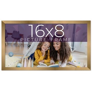 16x8 Bronze Real Wood Picture Frame Width 0.75 inches | Interior Frame ...