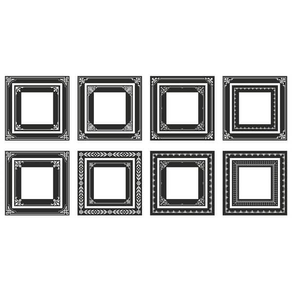 RoomMates Ornate Gallery Frames Peel and Stick Wall Decals - Bed Bath ...