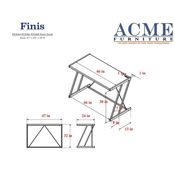 Z Shape Frame Computer Desk w/ USB interface Workstation Desk and Metal ...