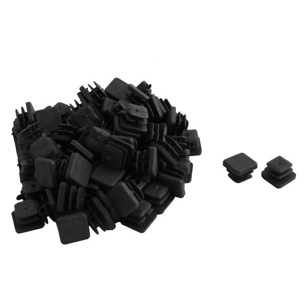 Plastic Square Chair Desk Leg Tube Insert Table Foot Cover 10 x 10mm ...