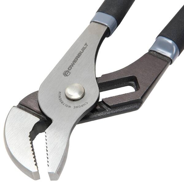 Powerbuilt 9-1/2 Inch Pro Tech Groove Joint Pliers - 645035 - Bed Bath ...