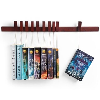 Floating Wall Bookshelf - Wall Mounted Book Organizer with Included ...