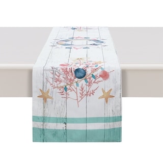 Coastal Christmas Table Runner - 13" x 72" - Bed Bath & Beyond - 23590768