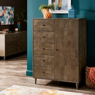 Mallorie Light Charcoal Grey Finish Armoire from iNSPIRE Q Modern - Bed ...