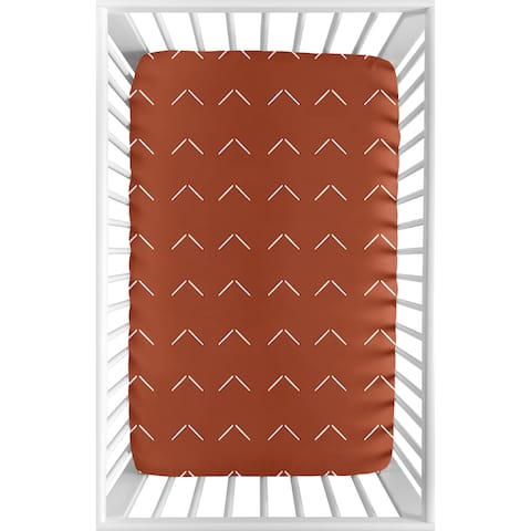 Aztec Geometric Baby Boy Girl Fitted Mini Portable Crib Sheet for Boho ...