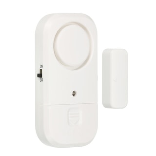 Door Alarm Sensor, 125dB Door Window Open Alarm Sensor, White - Bed ...