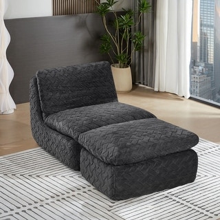 Full Compression Sofa Chair With Swivel Add Ottoman - Bed Bath & Beyond ...