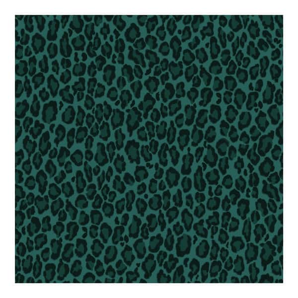 ESTA Home Cicely Green Leopard Skin Wallpaper - 20.9 x 396 x 0.025 ...