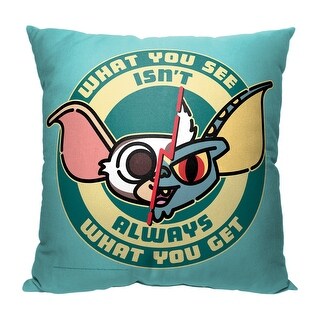 Warner Brothers Gremlins Not What You Get 18 Inch Throw Pillow - Bed ...