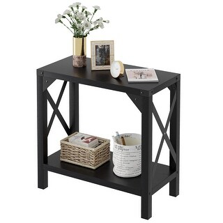 Farmhouse End Table Small Rectangular Side Table - Bed Bath & Beyond ...
