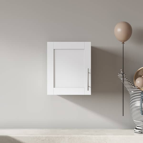 Stackable Wall Mounted Storage Cabinet,15.75" D x 15.75" W x 19.69" H ...