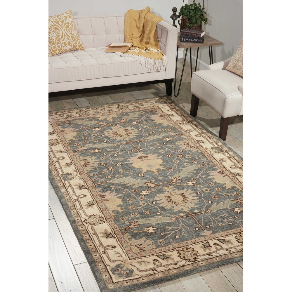 Blue Wool, 8' x 10' Area Rugs - Bed Bath & Beyond