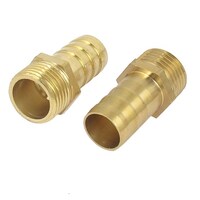 1/2BSP Male Thread to 16mm Hose Barb Straight Fitting Pipe Connector ...