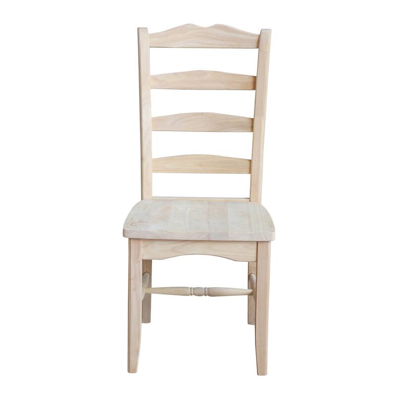 International Concepts Solid Wood Magnolia Dining Chairs, Set of 2 ...