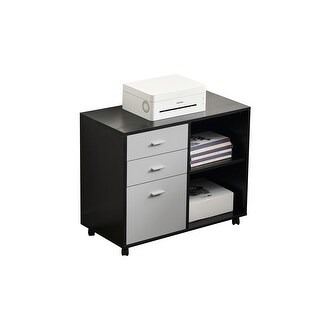 32'' Wide 3 Drawer Mobile Lateral Filing Cabinet - Bed Bath & Beyond ...