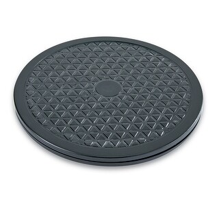 360° Rotating Skid-Resistant Plastic Turntable - 10.250 x 10.130 x 0. ...