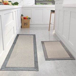 Washable Non Slip Kitchen Mats, Rubber Backing Absorbent Kitchen Mats ...