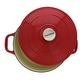 Chasseur 6.25-quart Red French Enameled Cast Iron Round Dutch Oven ...
