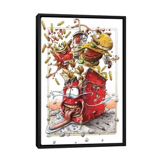 iCanvas "McD's" by Tino Valentin Framed Canvas Print - Bed Bath ...