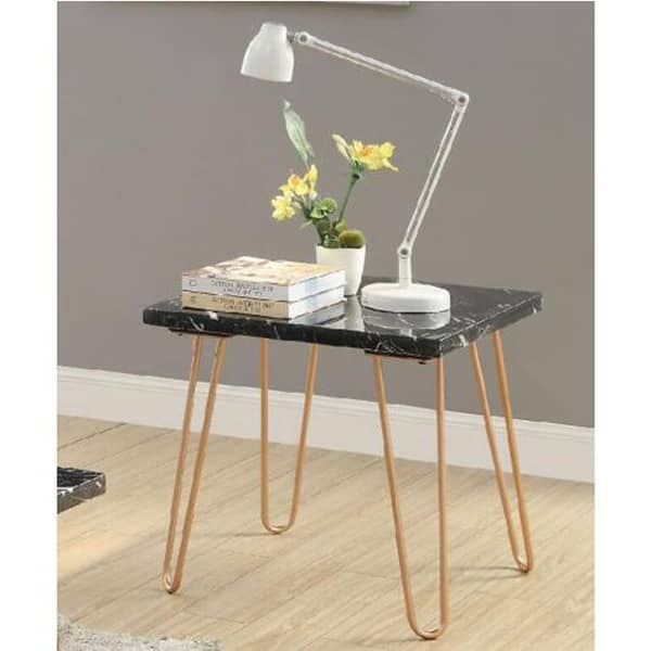 Black end table marble telestis table rectangular shape table - Bed ...