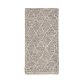 Wahi Rugs Modern Gemotrical Design Wool Hand Knotted Rug 2x4 - 2' x 4 ...